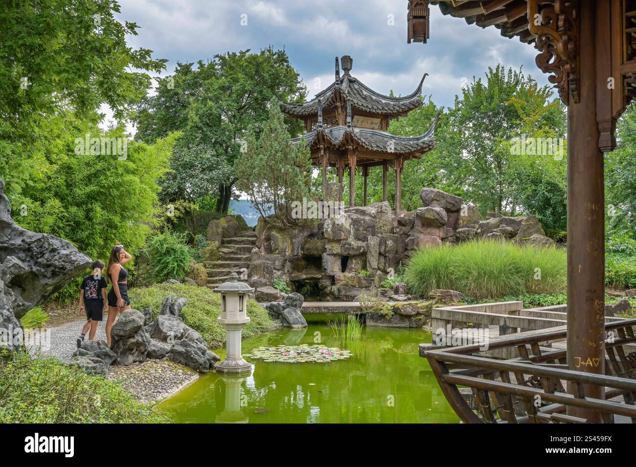 Chinesischer Garten, Qingyin Garten der schönen Melodie ...