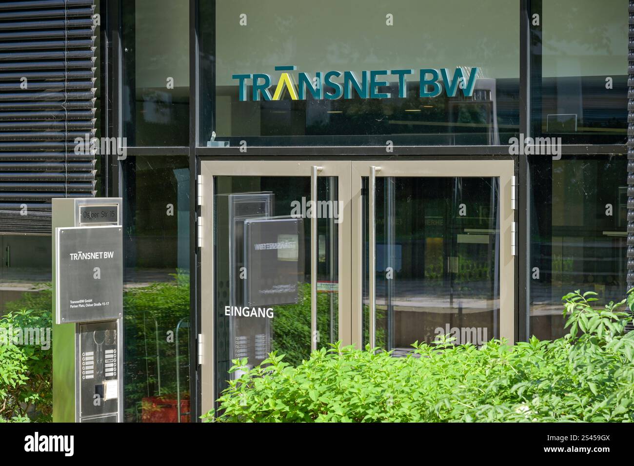 TransnetBW, Osloer Straße, Stuttgart, Baden-Württemberg, Deutschland *** TransnetBW, Osloer ...
