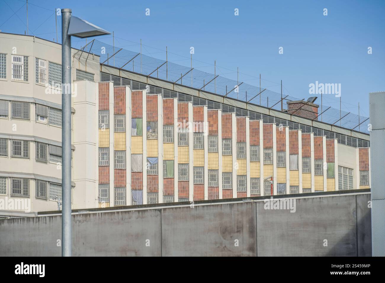 Mauer, Zellentrakt, Justizvollzugsanstalt, Asperger Straße, Stammheim ...