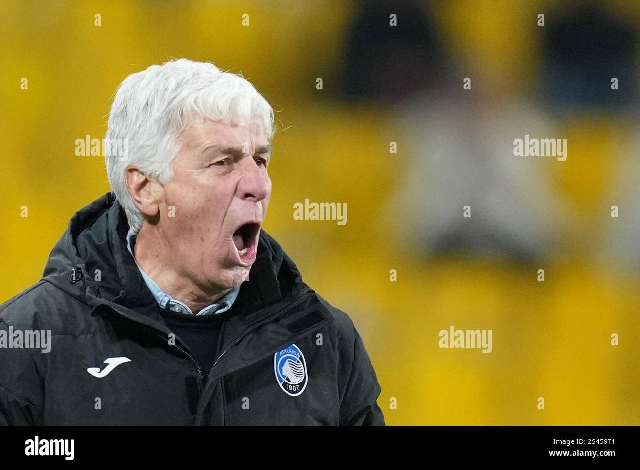 Atalanta’s head coach Gian Piero Gasperini during the EA Sports FC ...