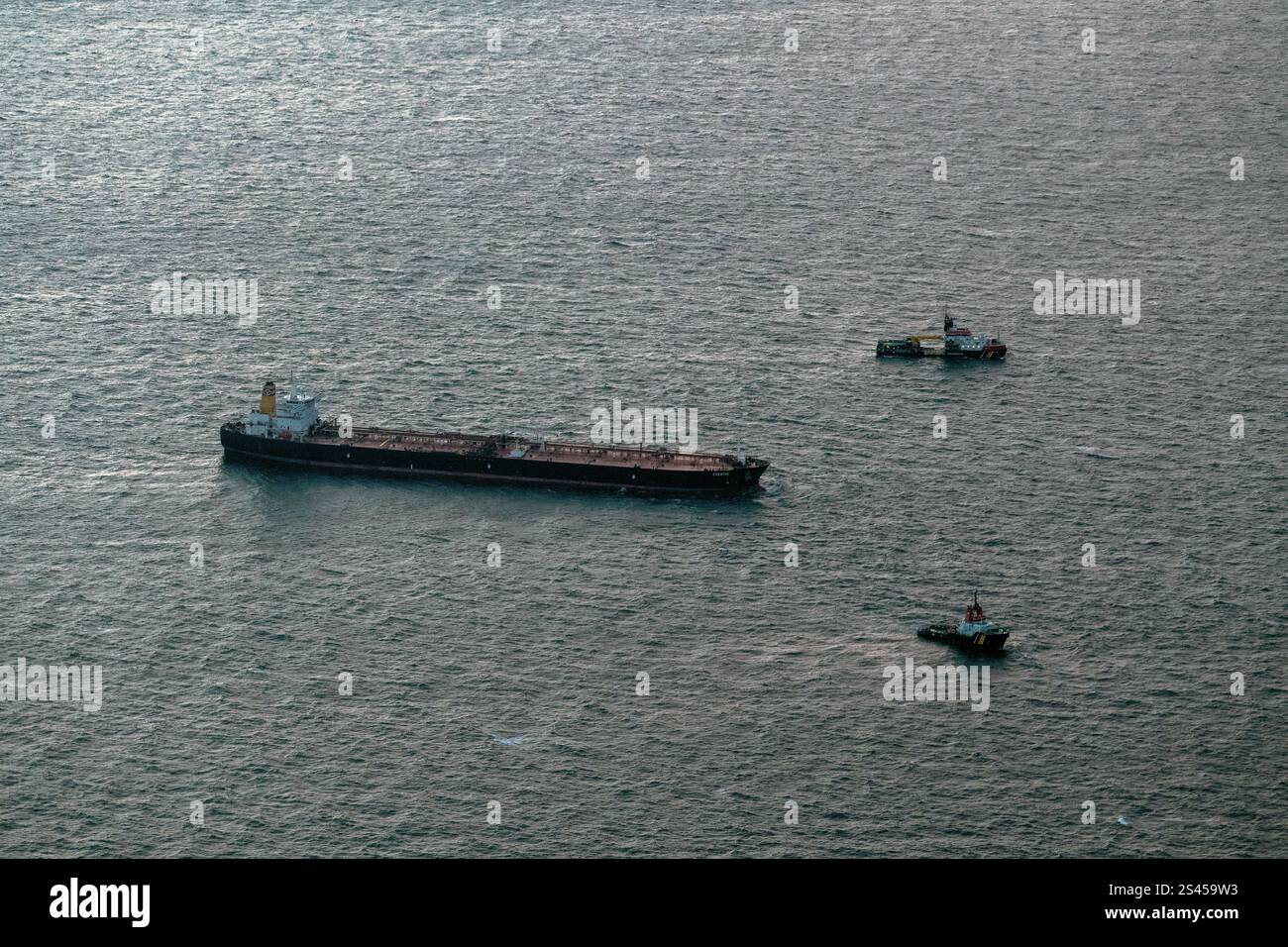 10 January 2025, Mecklenburg-Western Pomerania, ---: View of the ...
