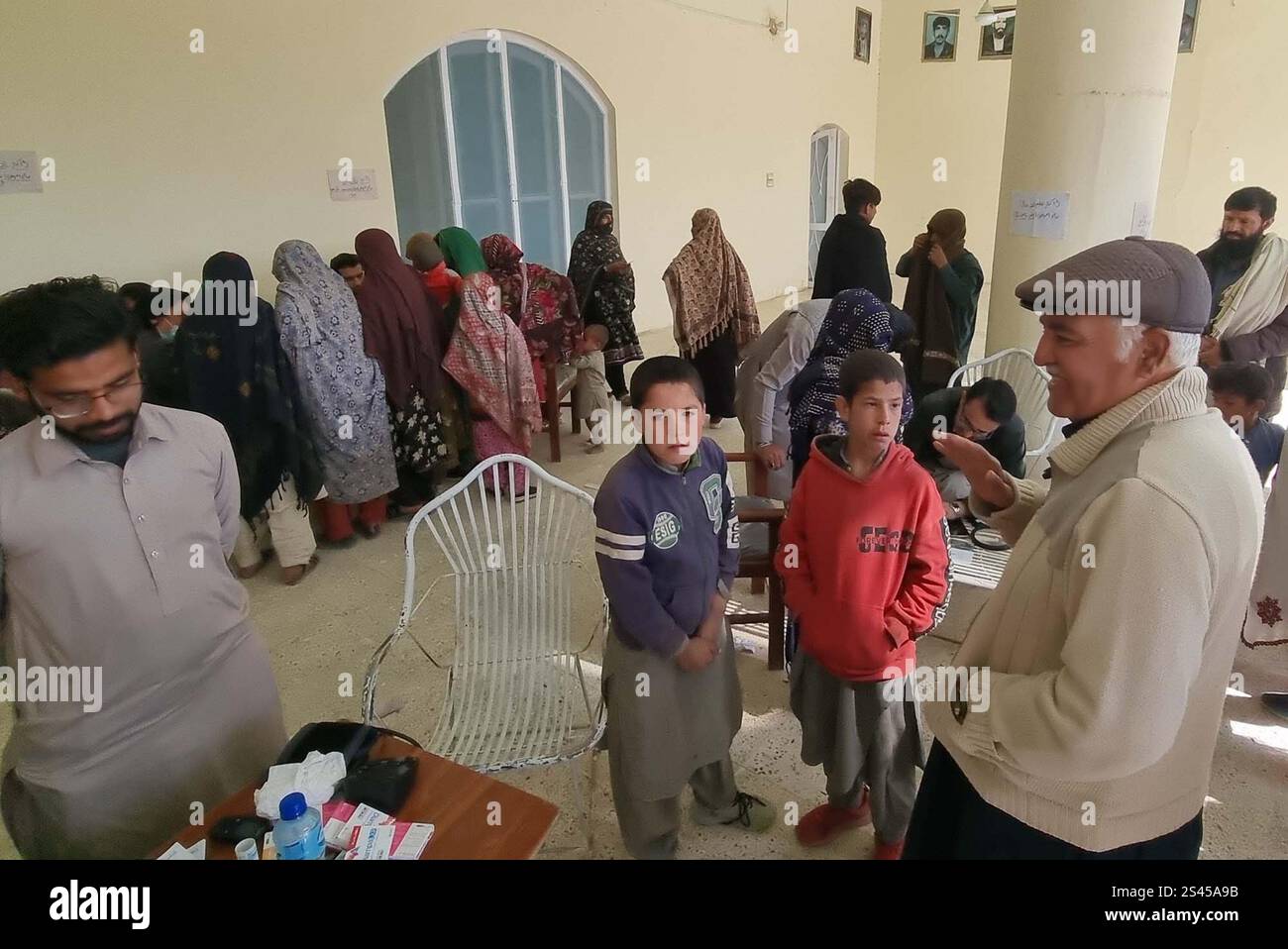 Tribal Leader, Ahmed Khan Achakzai visiting the Free Medical Camp ...
