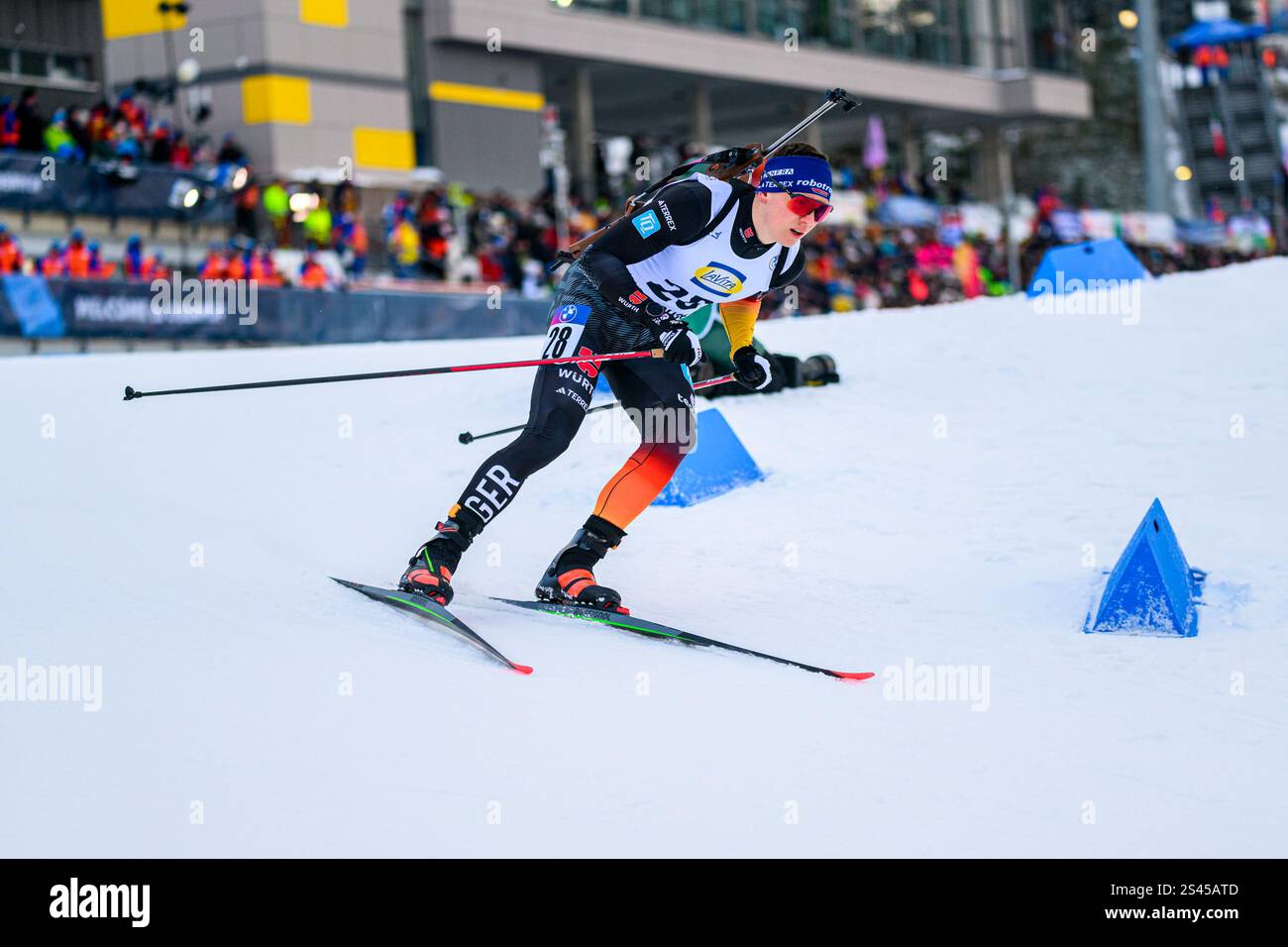 Strelow, Justus (GER) #28 GER, Thueringen, BMW IBU Weltcup Biathlon ...