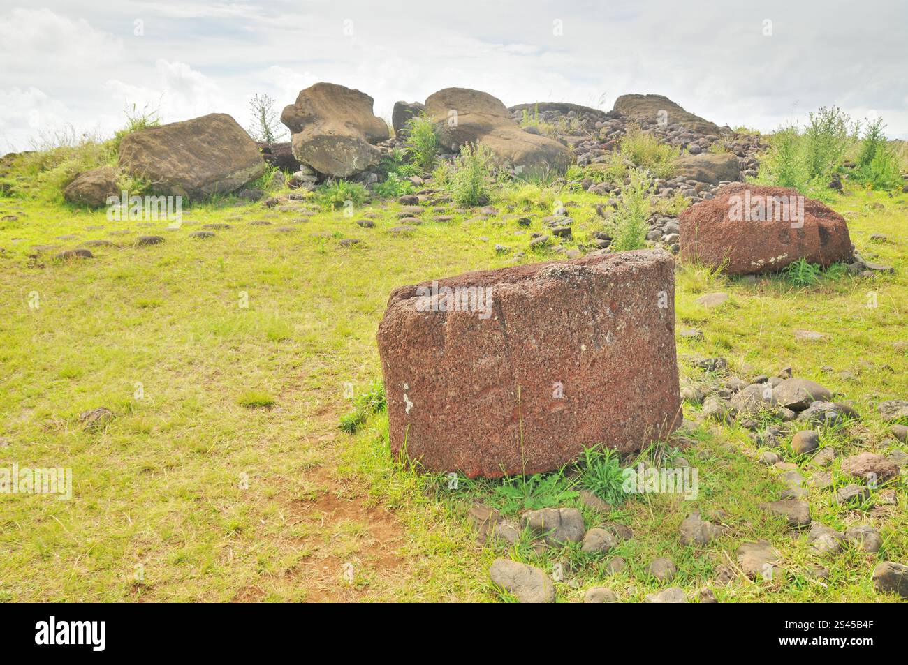 Ahu Vinapu archaeological site on Rapa Nui (Easter Island) in Eastern ...