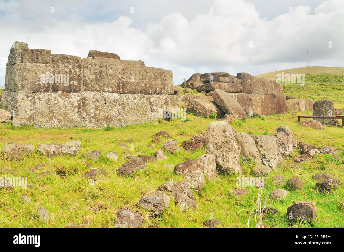 Ahu Vinapu archaeological site on Rapa Nui (Easter Island) in Eastern ...