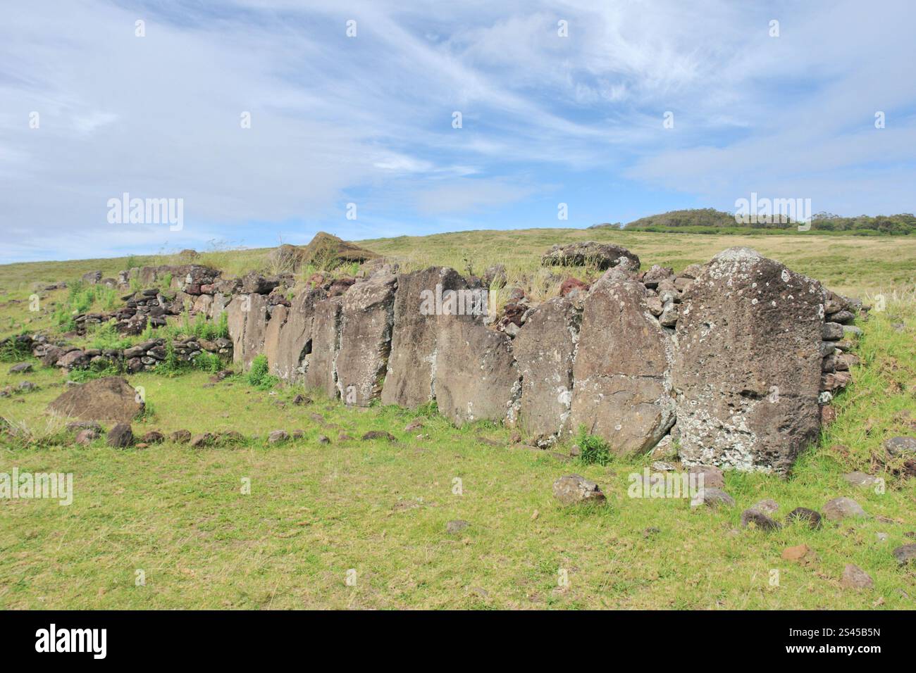 Ahu Vinapu archaeological site on Rapa Nui (Easter Island) in Eastern ...