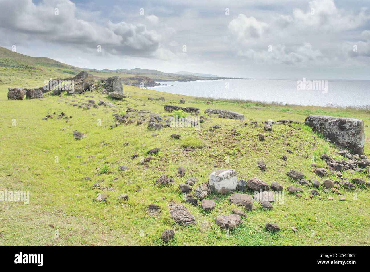 Ahu Vinapu archaeological site on Rapa Nui (Easter Island) in Eastern ...