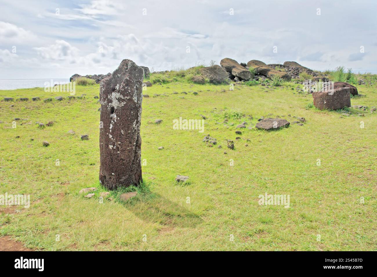 Ahu Vinapu archaeological site on Rapa Nui (Easter Island) in Eastern ...