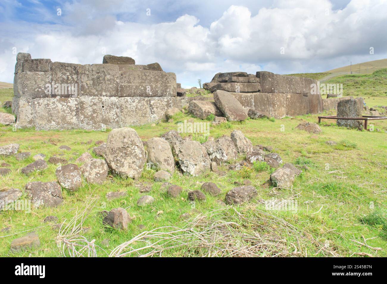 Ahu Vinapu archaeological site on Rapa Nui (Easter Island) in Eastern ...