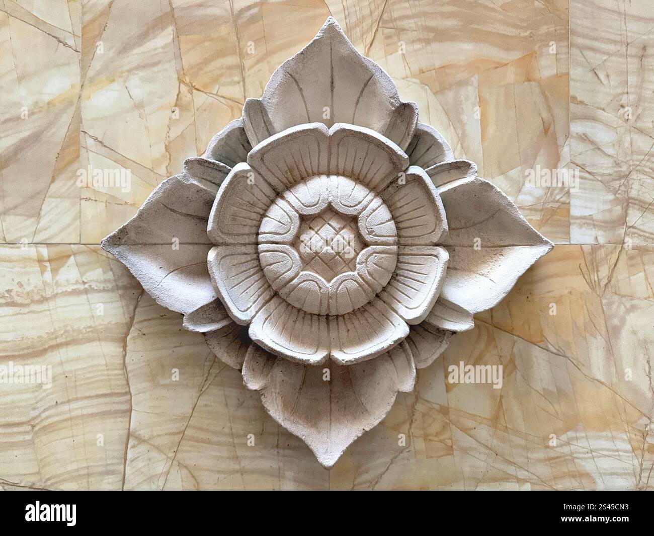 Portrait of a 3d carved natural stone or limestone in diamond and ...