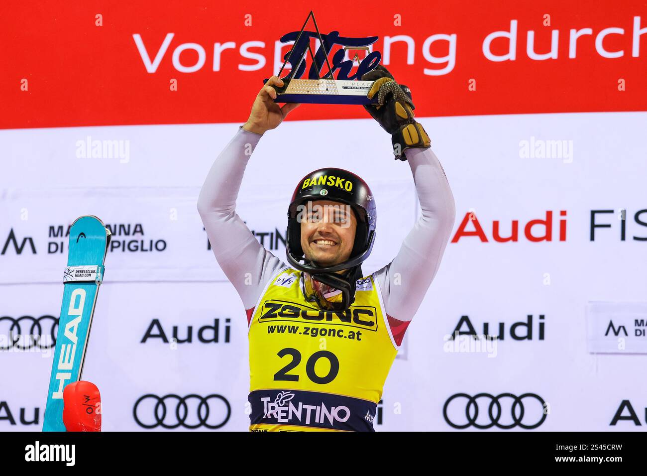Madonna Campiglio, Italy. 08th Jan, 2025. Albert Popov of Bulgaria ...