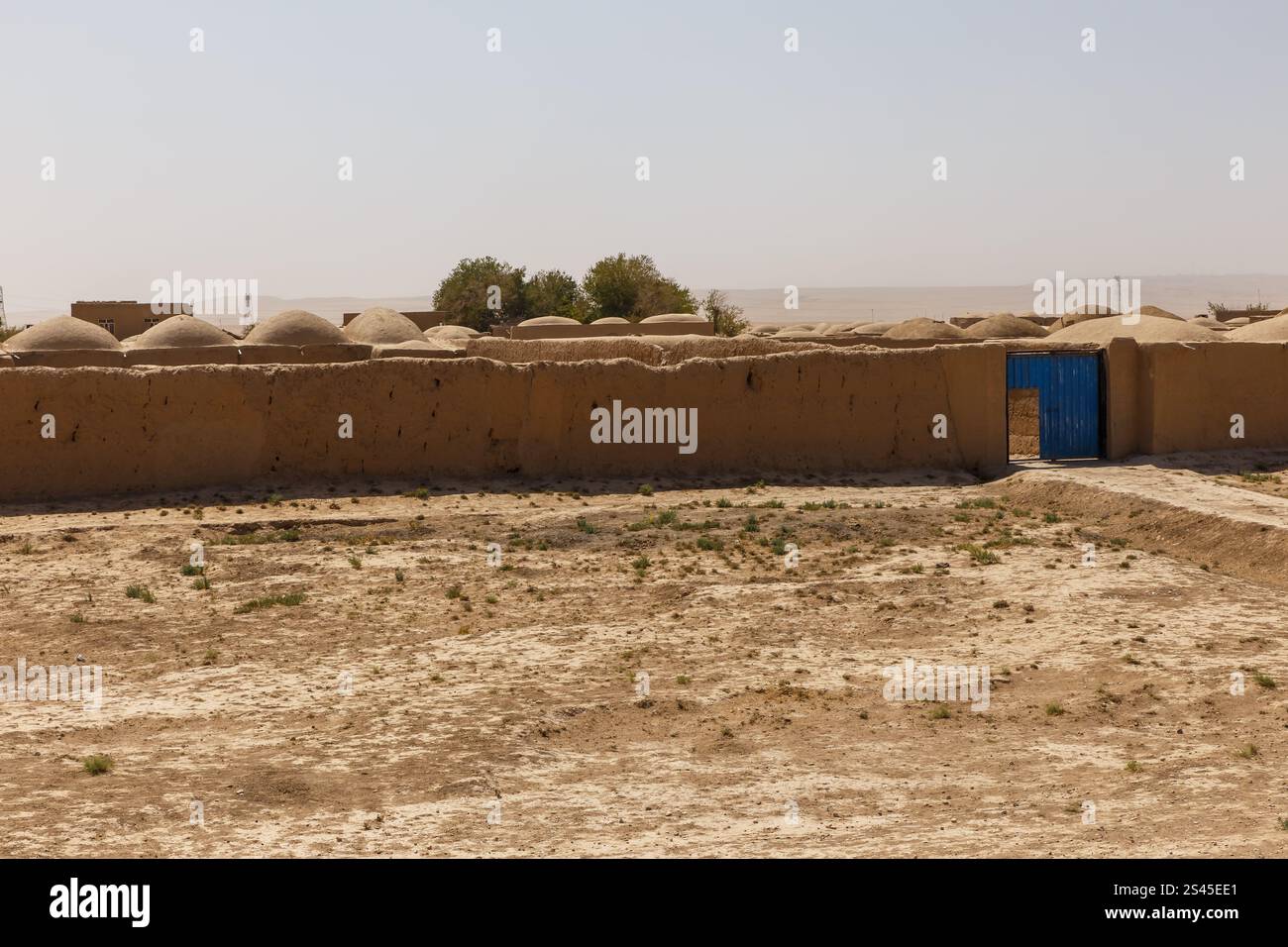 Mud houses stand in Jowzjan Province, Afghanistan, highlighting the ...