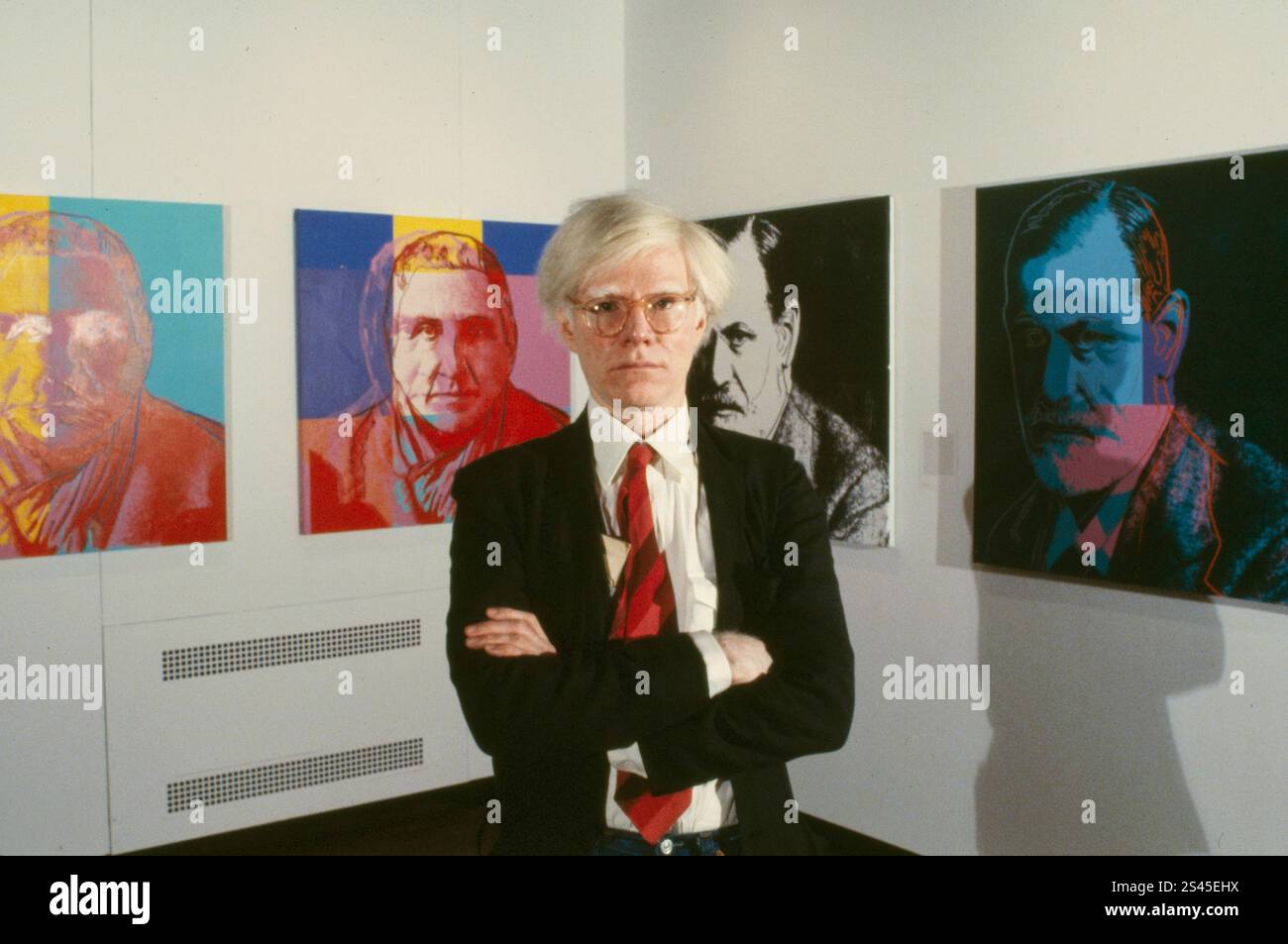 Andy Warhol at the Jewish Museum by Bernard Gotfryd (1924-2016 Stock ...