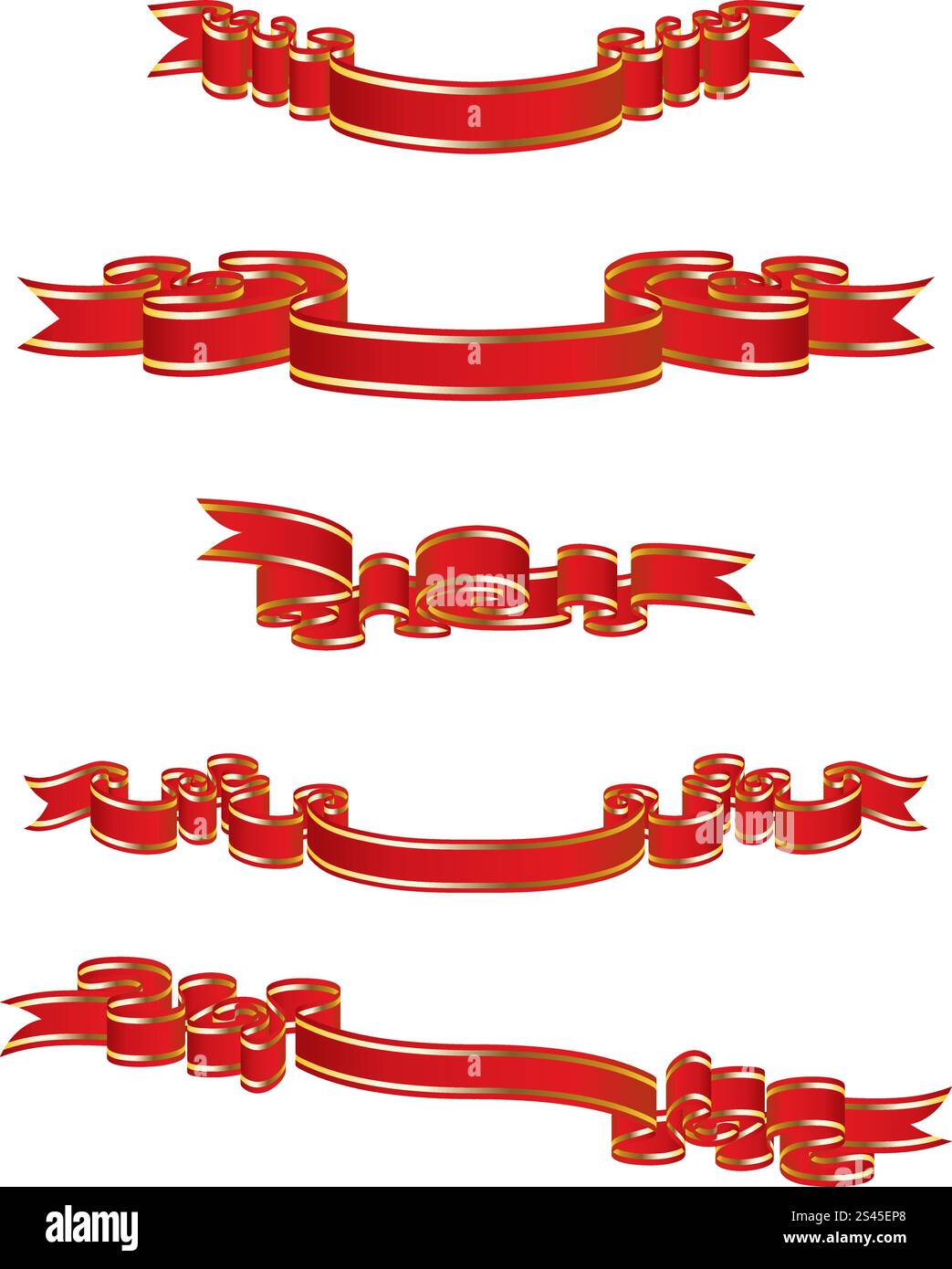 Set of different vector ribbons for design use Stock Vector Image & Art ...