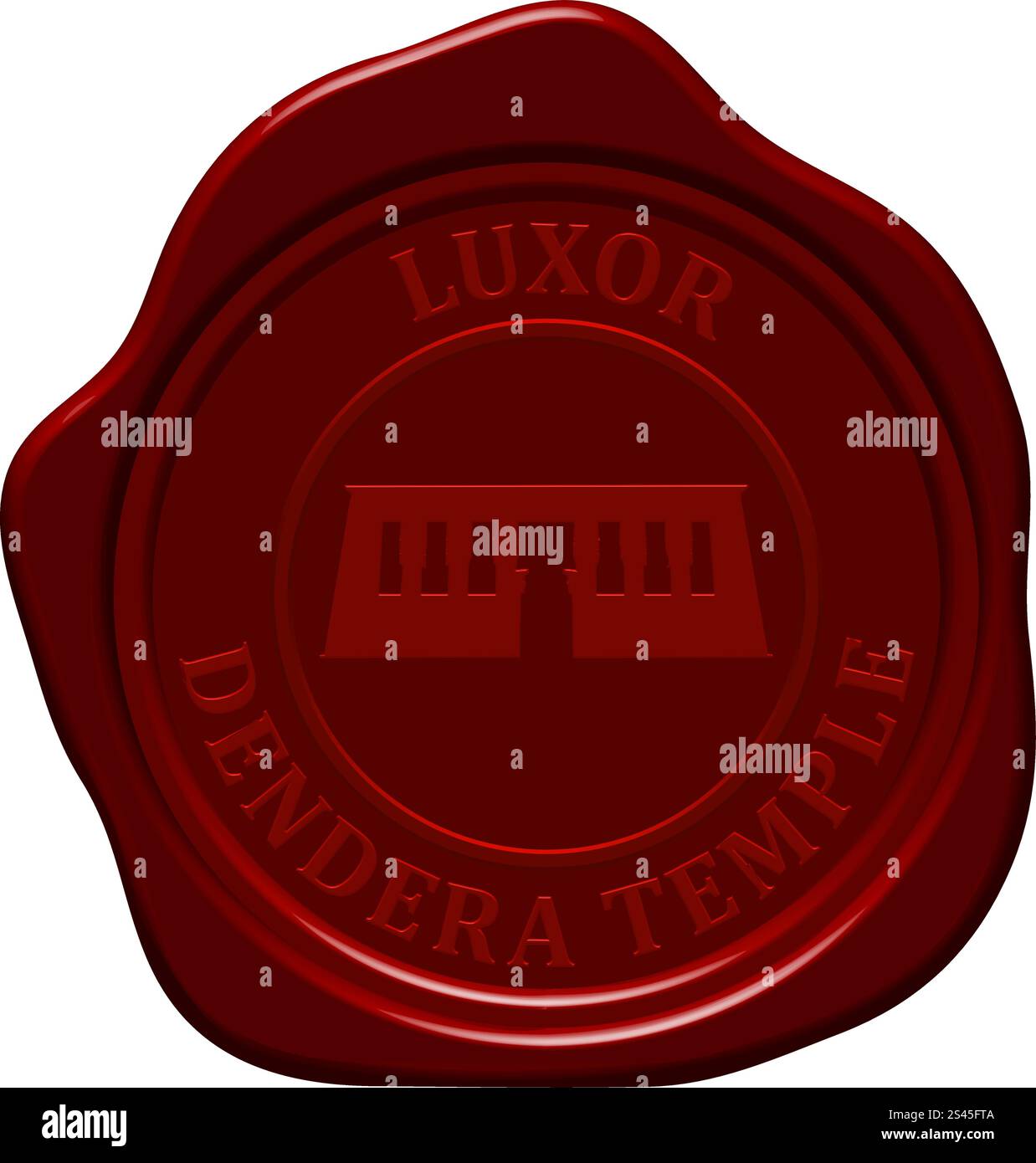 Temple dendera Stock Vector Images - Alamy
