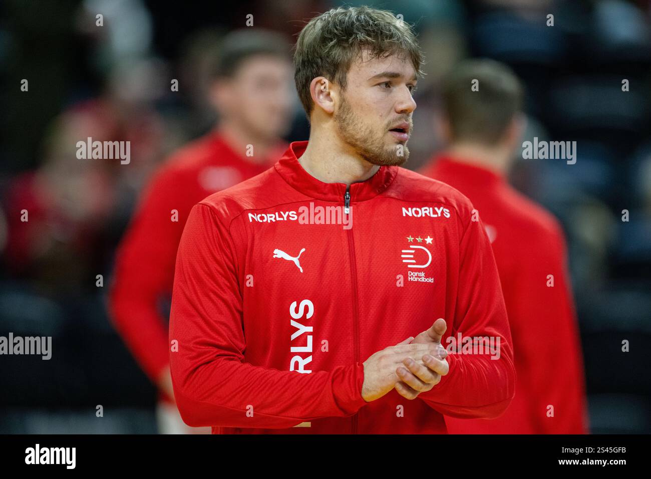 Copenhagen, Denmark. 09th, January 2025. Thomas Arnoldsen of Denmark is ...
