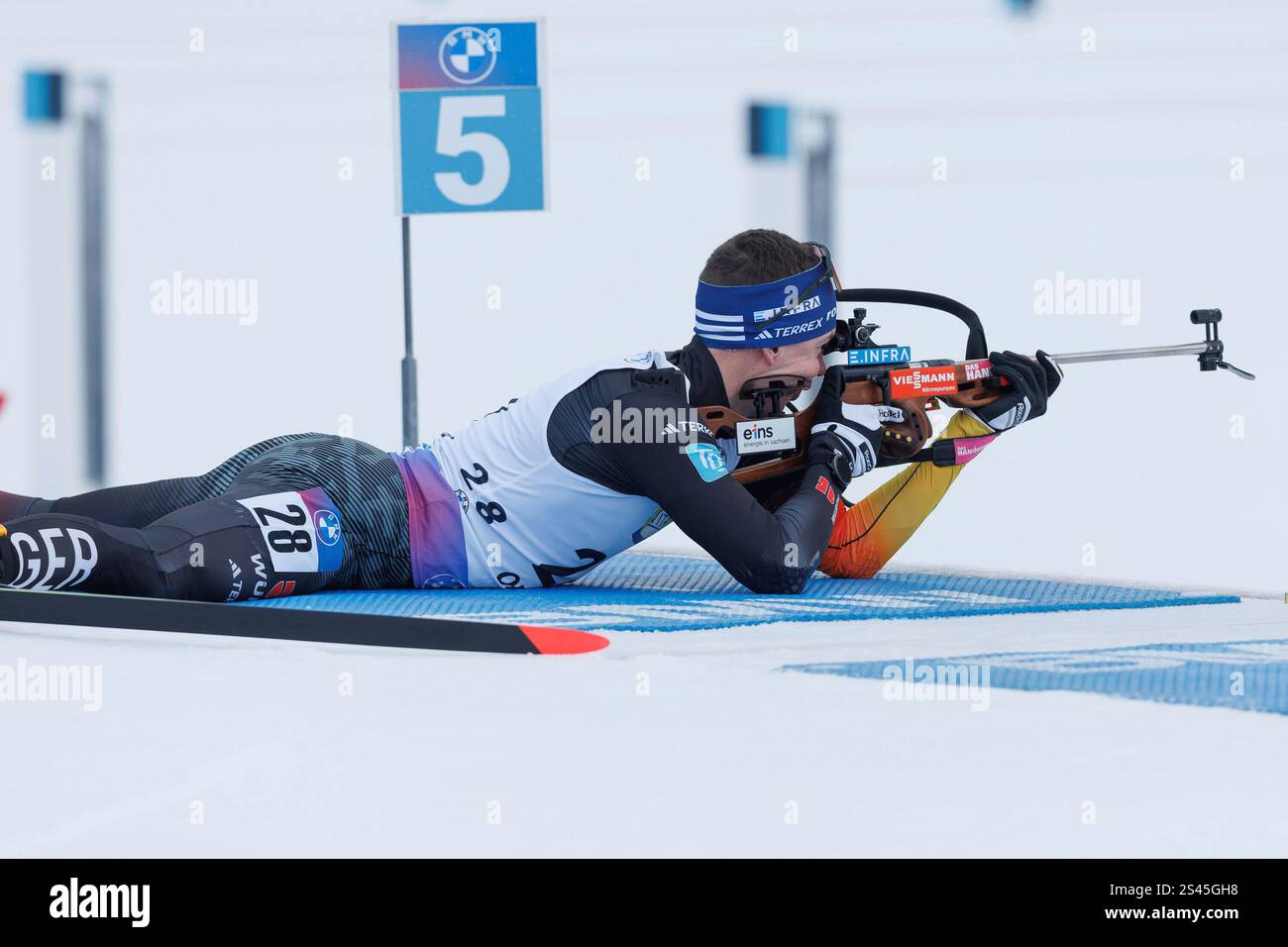 Oberhof, Deutschland. 10th Jan, 2025. Justus Strelow (GER, Deutschland ...