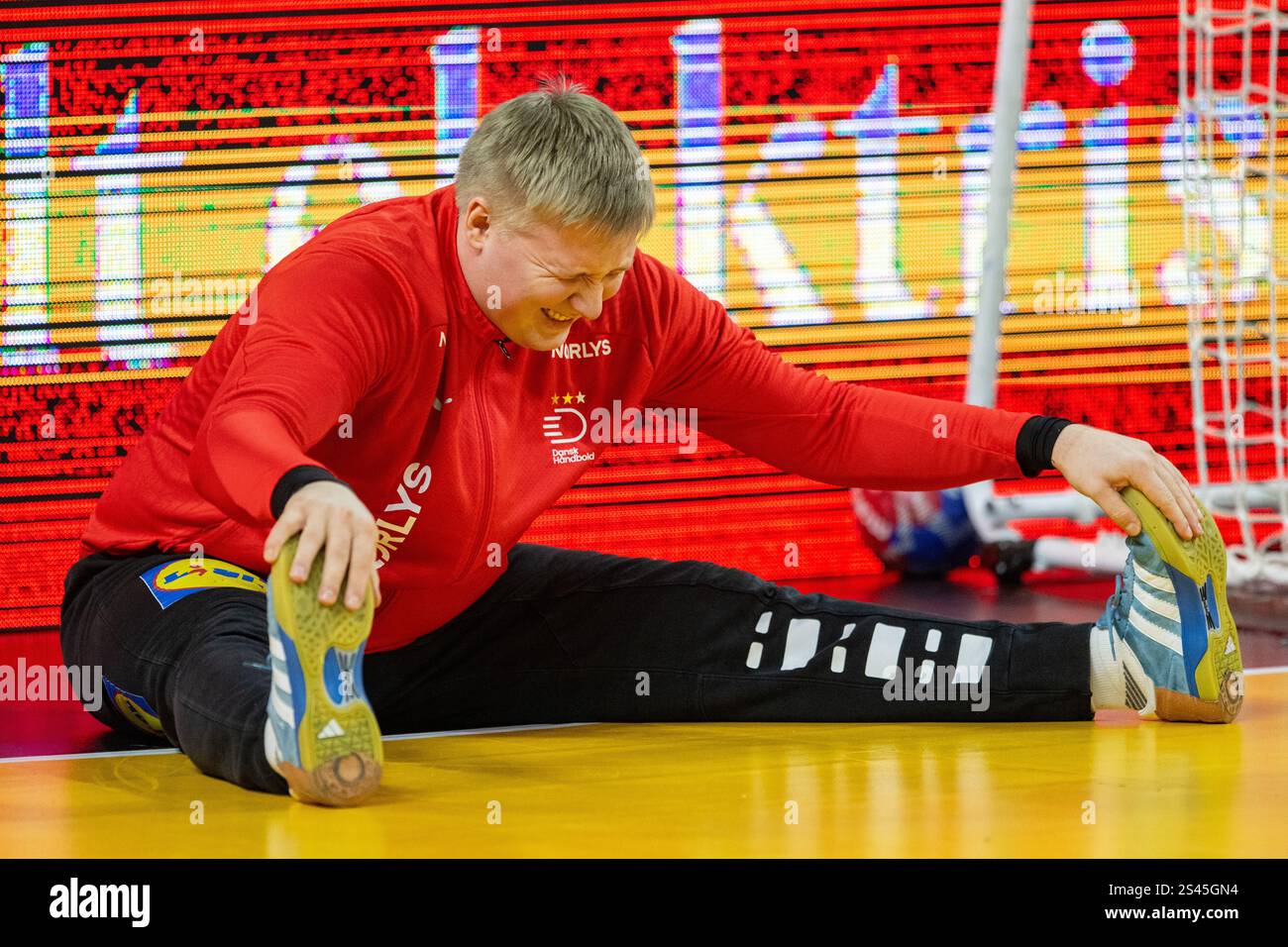 Copenhagen, Denmark. 09th, January 2025. Emil Nielsen of Denmark is ...