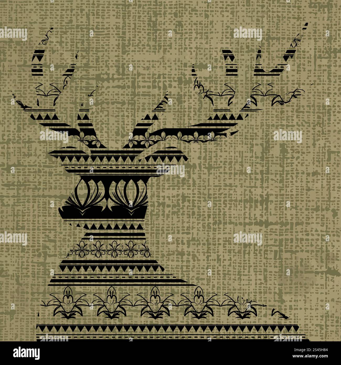 Illustration of vintage aboriginal camel pattern Stock Vector Image ...