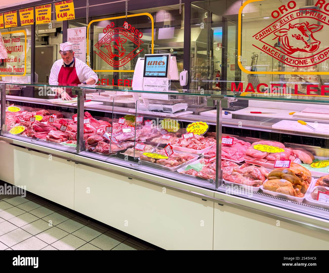 Cadegliano Viconago, Lombardy, Italy - January 10, 2025: The Deli ...
