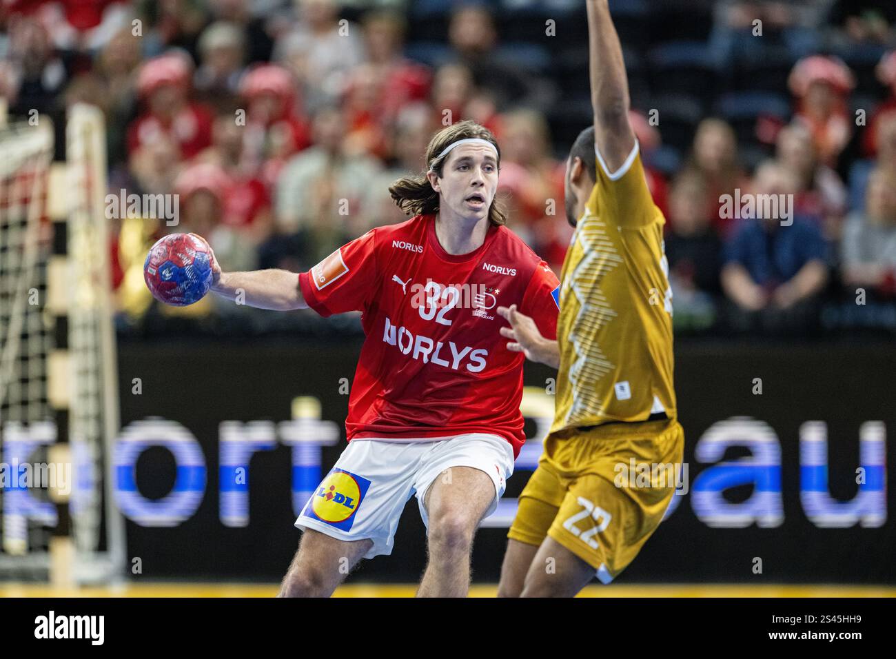 Copenhagen, Denmark. 09th, January 2025. Jacob Holm (32) of Denmark ...