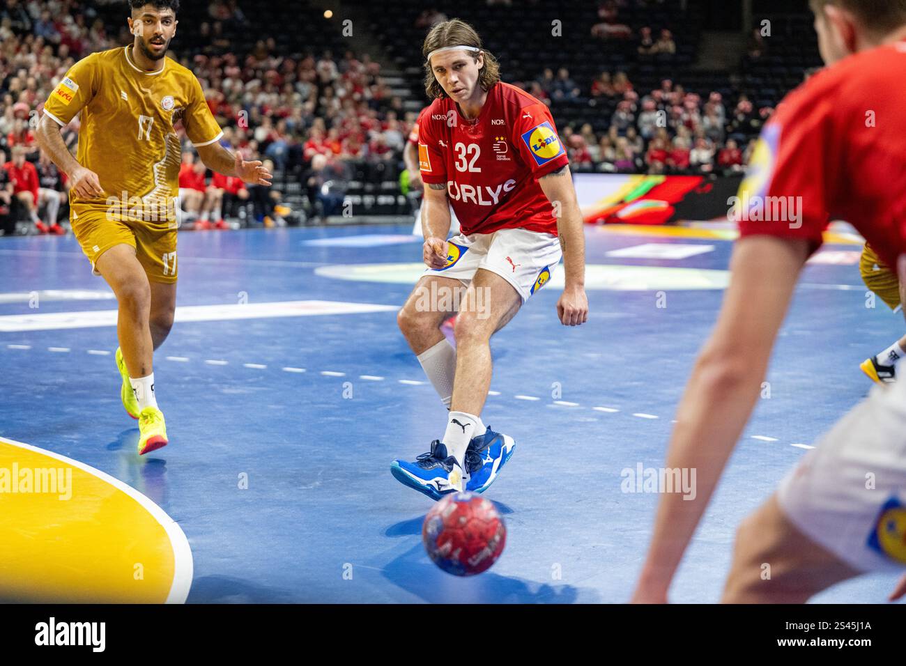 Copenhagen, Denmark. 09th, January 2025. Jacob Holm (32) of Denmark ...