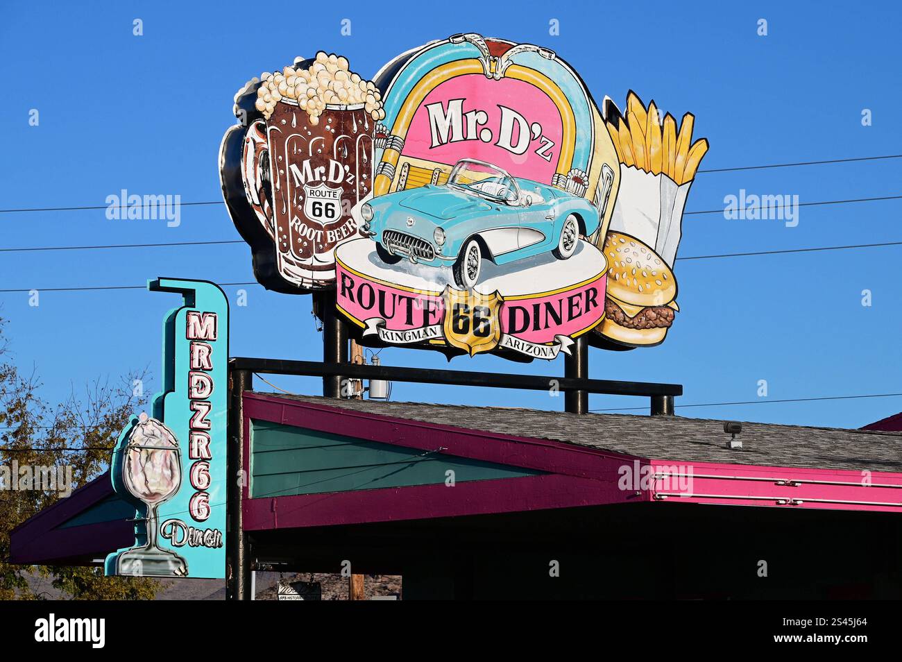 Mr. Dz historic Route 66 Diner, Kingman, Arizona, USA *** Mr D z ...