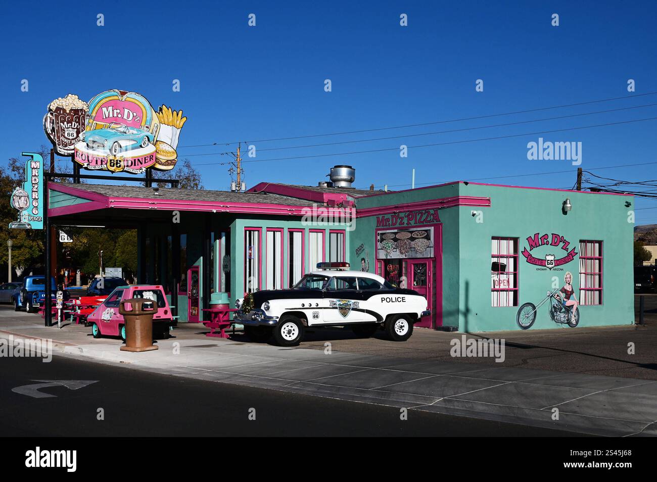 Mr. Dz historic Route 66 Diner, Kingman, Arizona, USA *** Mr D z ...