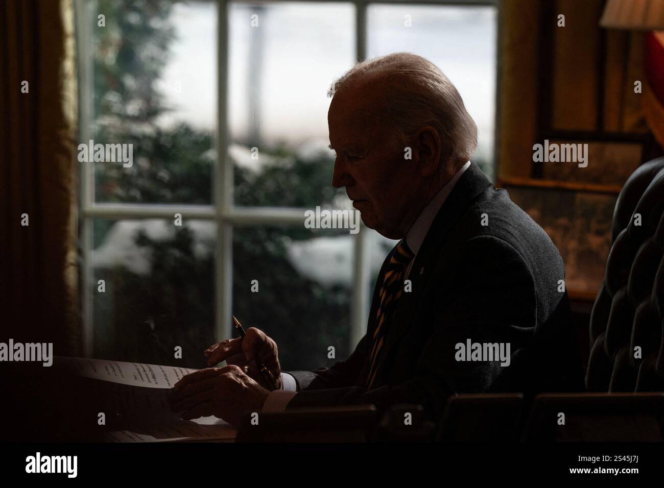President Joe Biden, joined by Vice President Kamala Harris and White ...