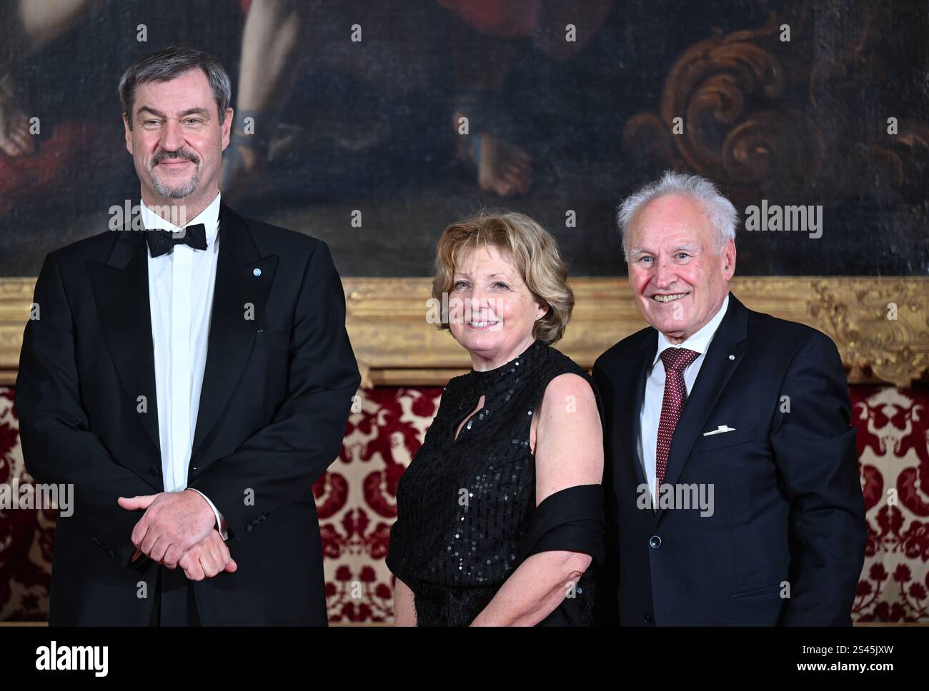 Munich, Germany. 10th Jan, 2025. Bavarian Prime Minister Markus Söder ...