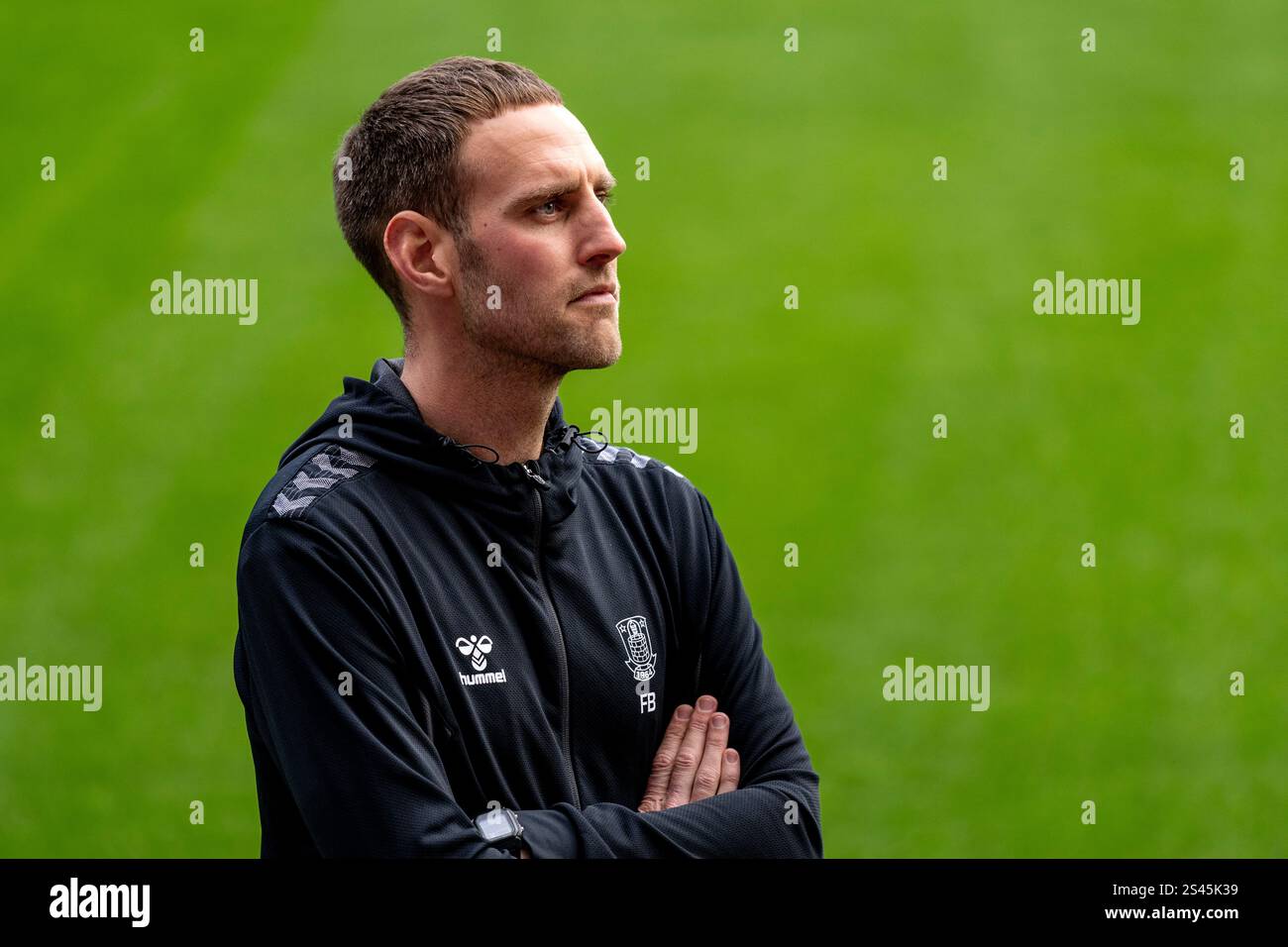 Broendby, Denmark. 10th Jan, 2025. Frederik Birk, new head coach for ...