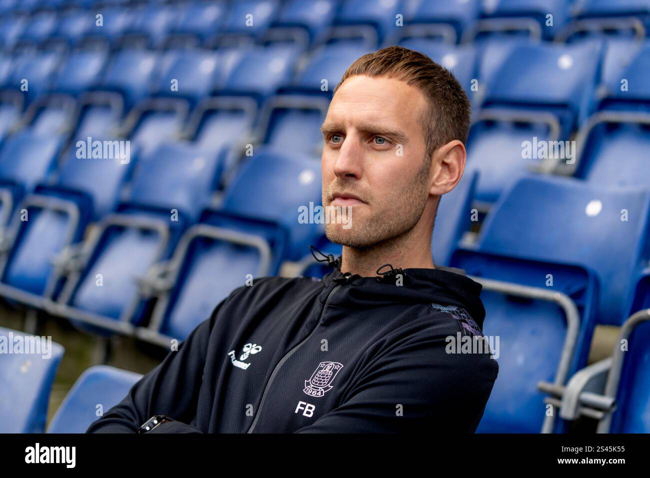 Frederik Birk, new head coach for Broendby IF, at Broendby Stadium on ...