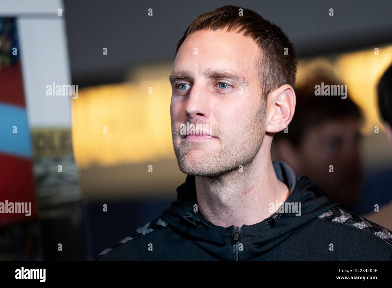 Broendby, Denmark. 10th Jan, 2025. Frederik Birk, the new head coach ...