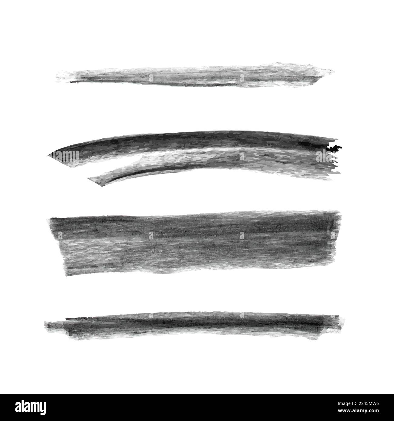 Set of hand drawn chalk marks texture isoalted on white background ...