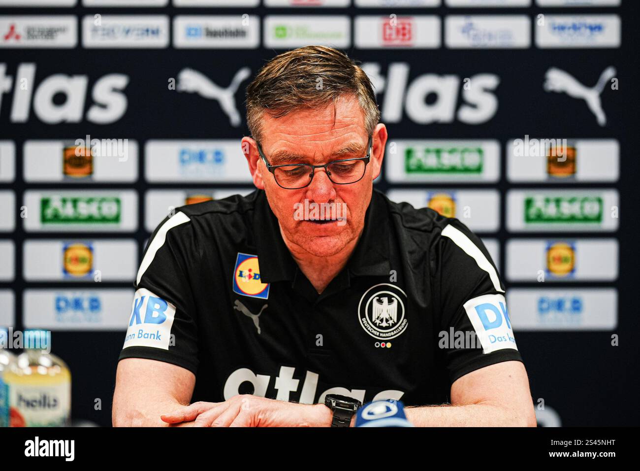 Alfred Gislason (Deutschland, Trainer) GER, Deutschland vs. Brasilien ...