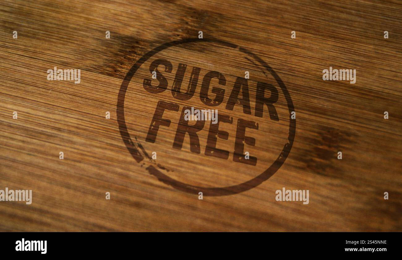 Sugar free stamp icons in few color versions. Healthy diabetic diet ...