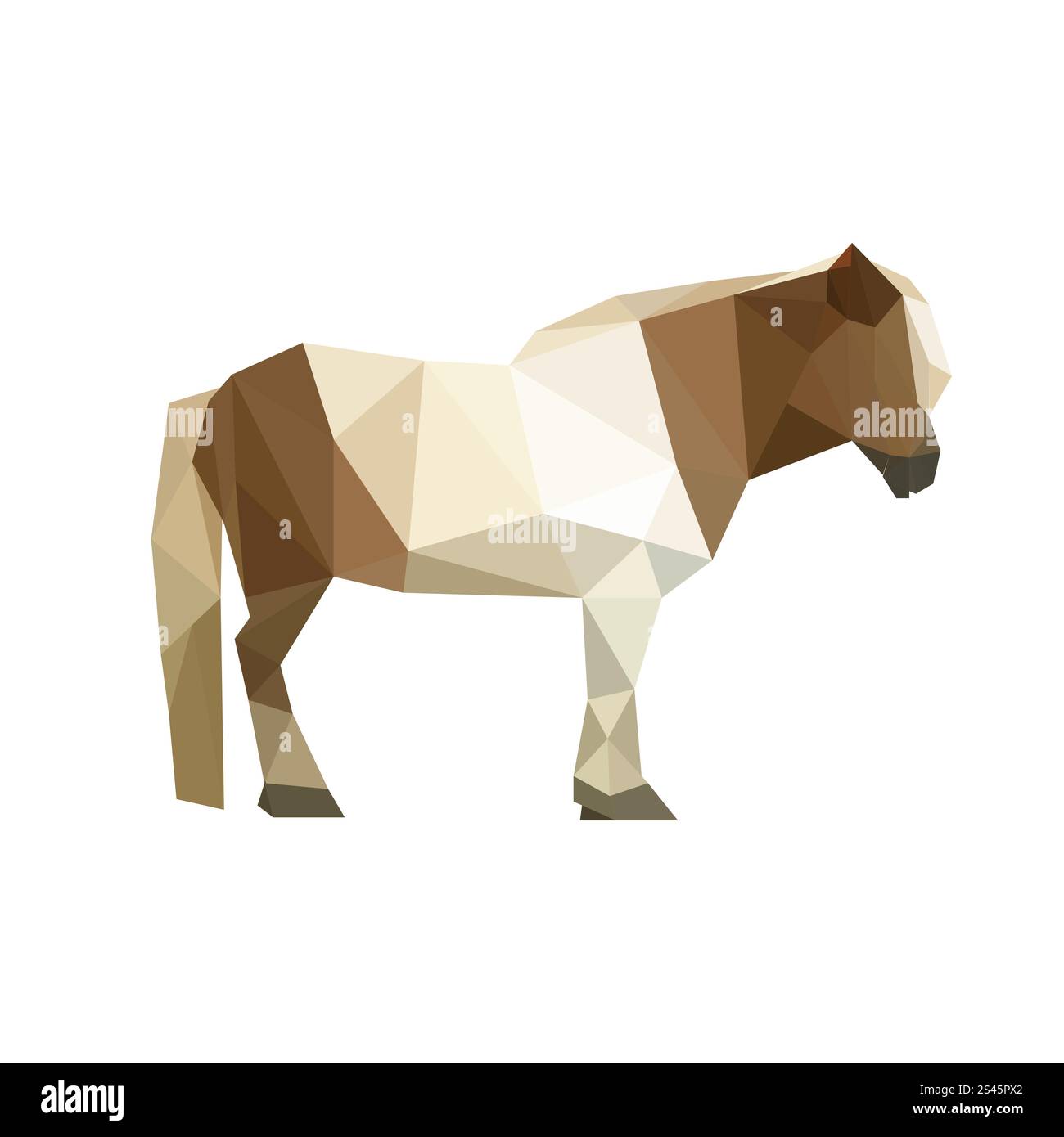Geometric horse hi-res stock photography and images - Alamy