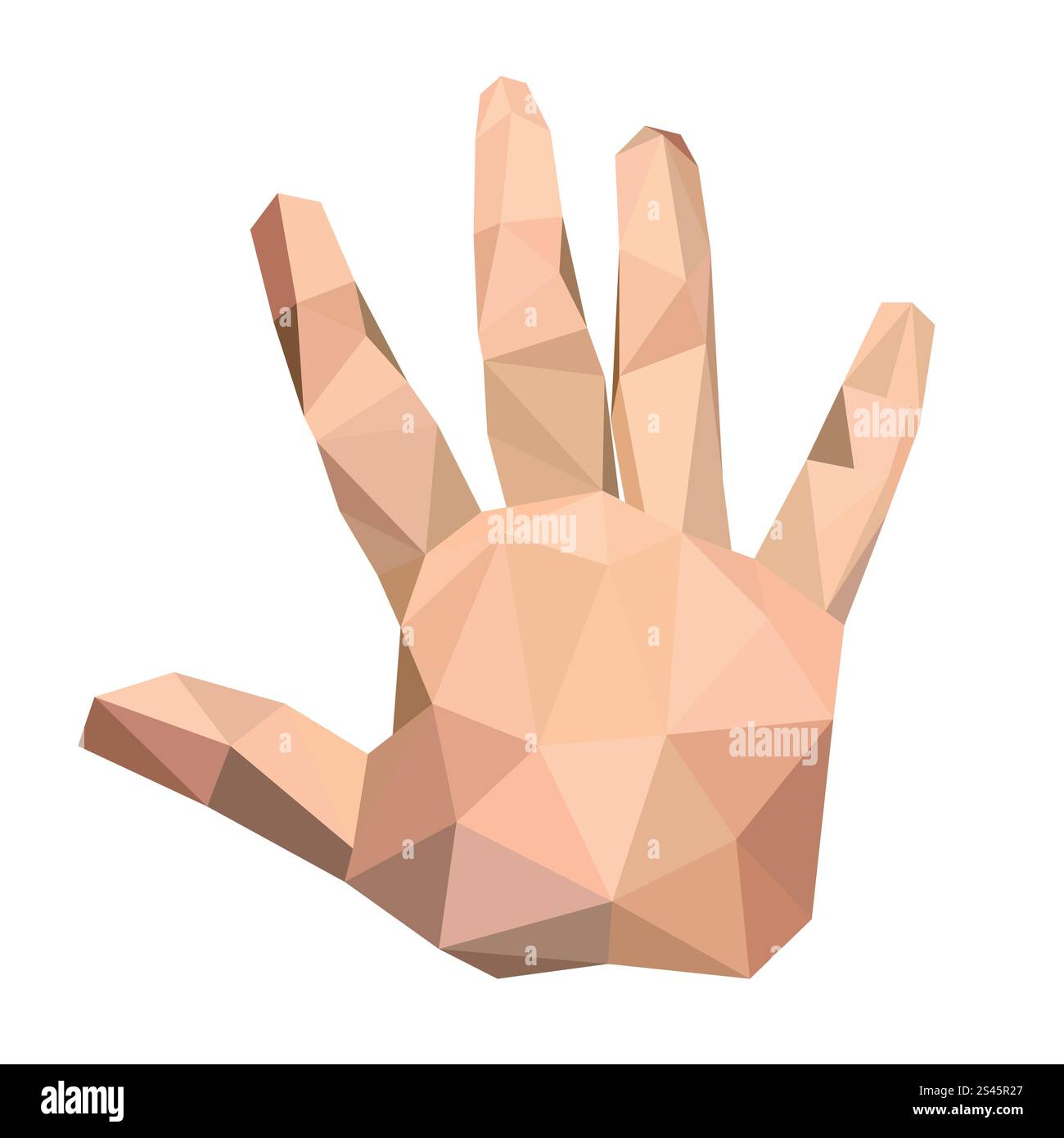 Polygonal fist hi-res stock photography and images - Alamy