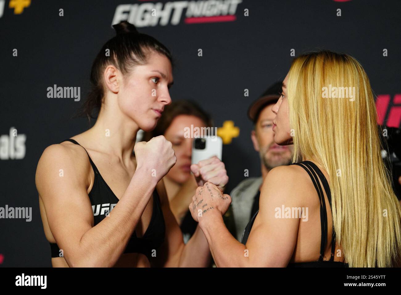 Palace Station LAS VEGAS, NV - JANUARY 10: Ernesta Kareckaite and ...