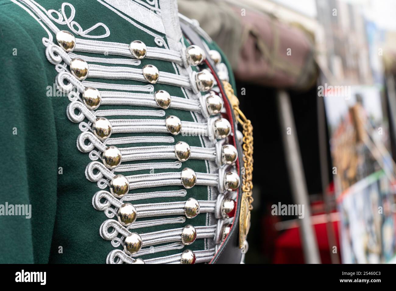 Green Hungarian Hussar Uniform Stock Photo - Alamy