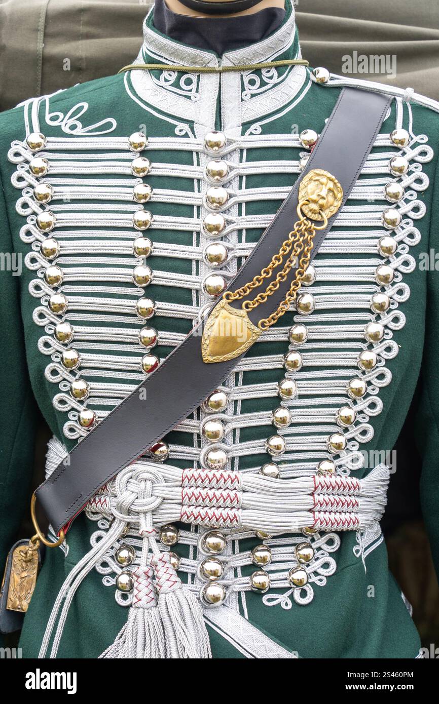 Green Hungarian Hussar Uniform Stock Photo - Alamy