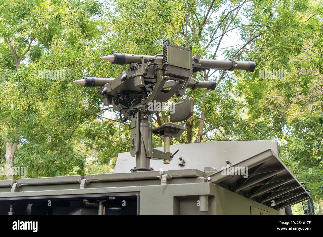 French-made MISTRAL short-range air defense missile launcher Stock ...