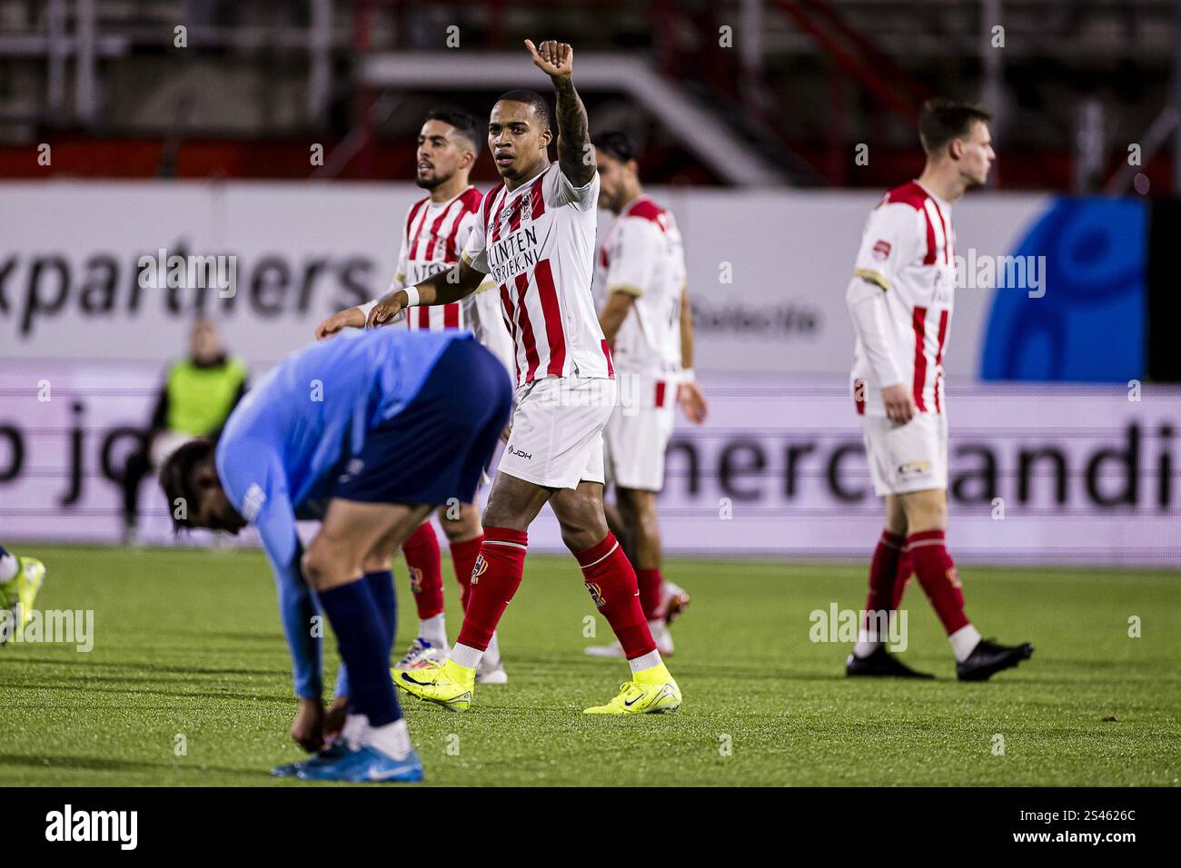 Oss, Netherlands. 10th Jan, 2025. OSS, 10-01-2025. Frans Heesen stadium ...