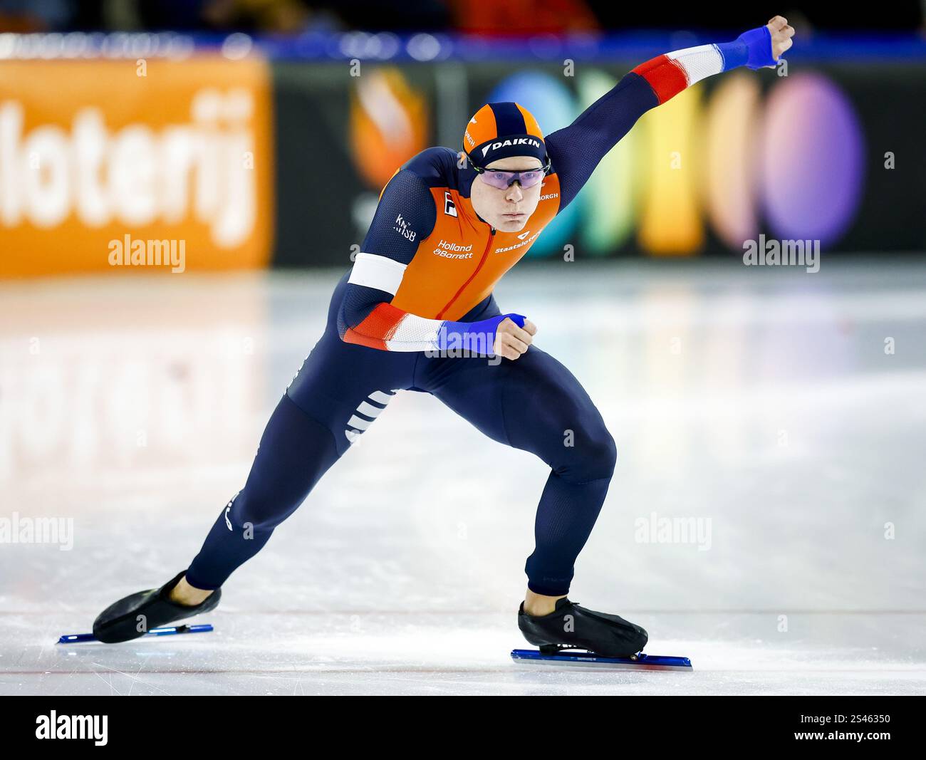 HEERENVEEN - Tim Prins (Netherlands) in action on the men's 500-meter ...