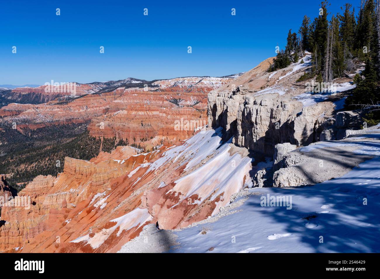 Photograph overlooking Cedar Breaks National Monument, near Brian Head ...