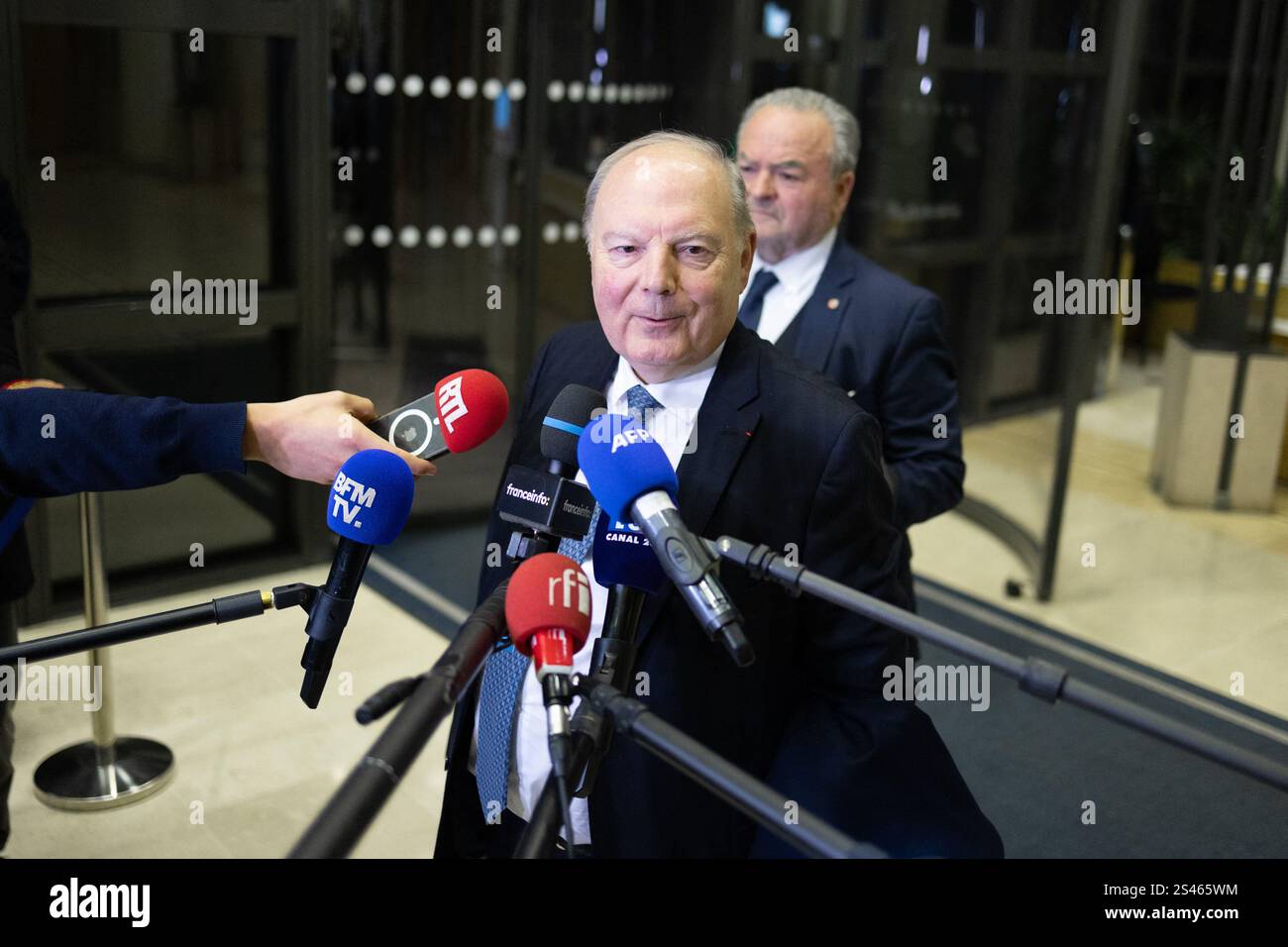 Paris, France. 10th Jan, 2025. French senator and president of the ...