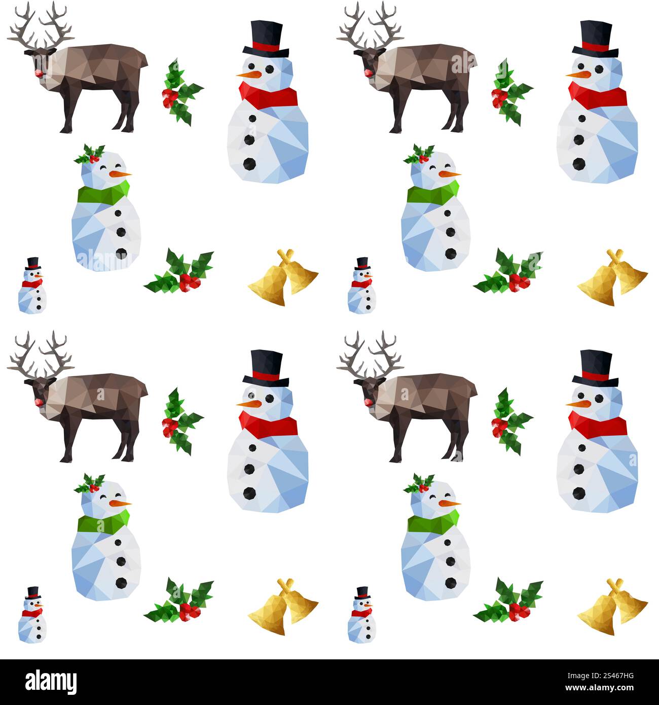 Geometric background objects seamless Cut Out Stock Images & Pictures ...