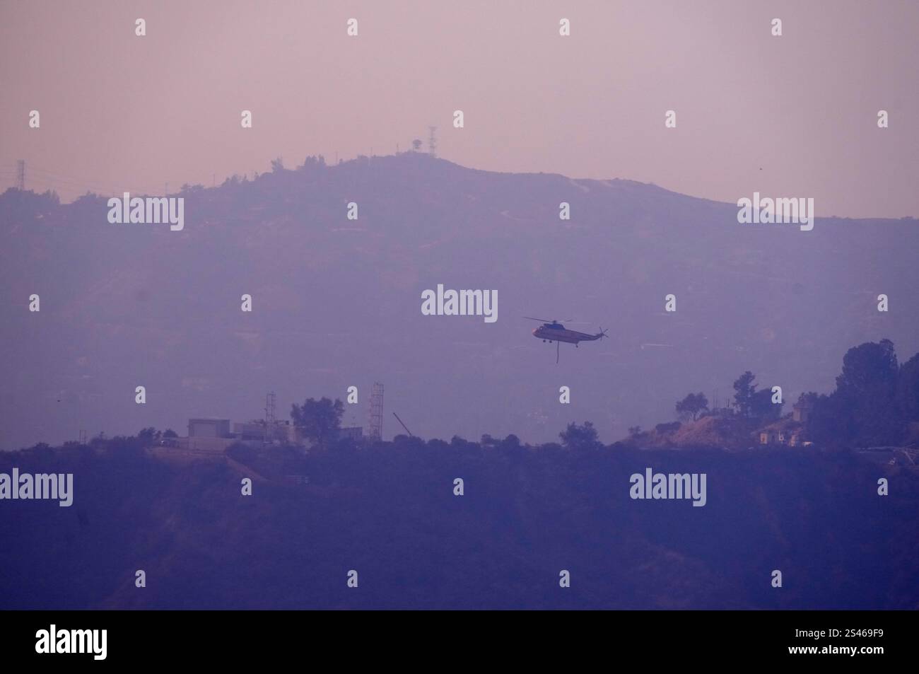 Altadena, United States. 09th Jan, 2025. A 1962 Croman Corp SH-3H water ...