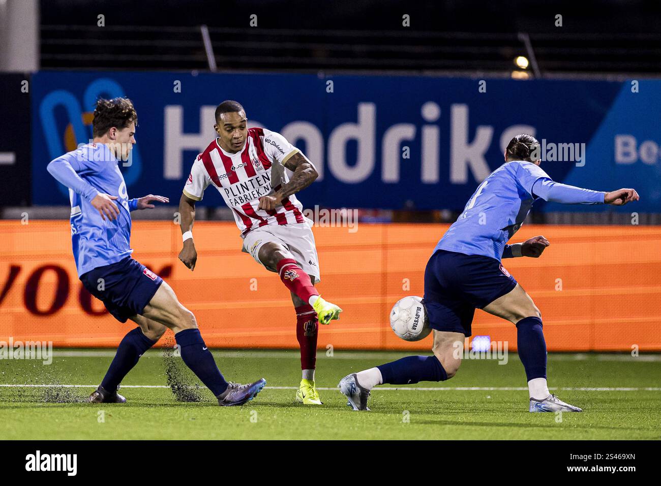 Oss, Netherlands. 10th Jan, 2025. OSS, 10-01-2025. Frans Heesen stadium. Keuken Kampioen Divisie ...