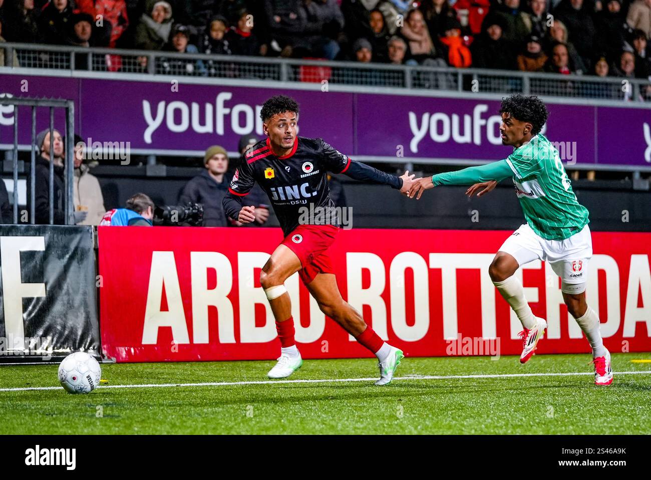 ROTTERDAM , 10-01-2025 , Van Donge & De Roo Stadium , Season 2024 / ...